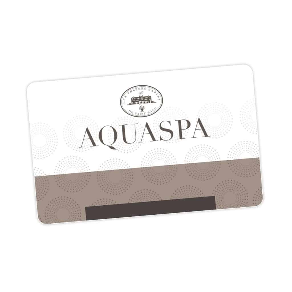 La carte cadeau AQUASPA | Aquatonic Paris Val d’Europe