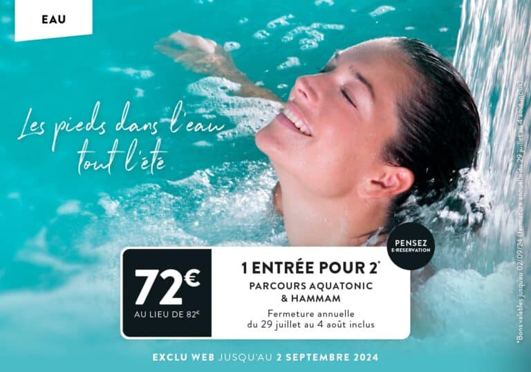 Salle de sport, espace aquatique & Spa : Aquatonic Paris Val d'Europe