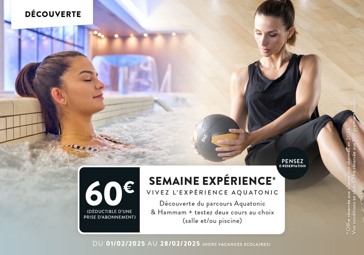 Affluence du parcours Aquatonic | Aquatonic Paris Val d’Europe