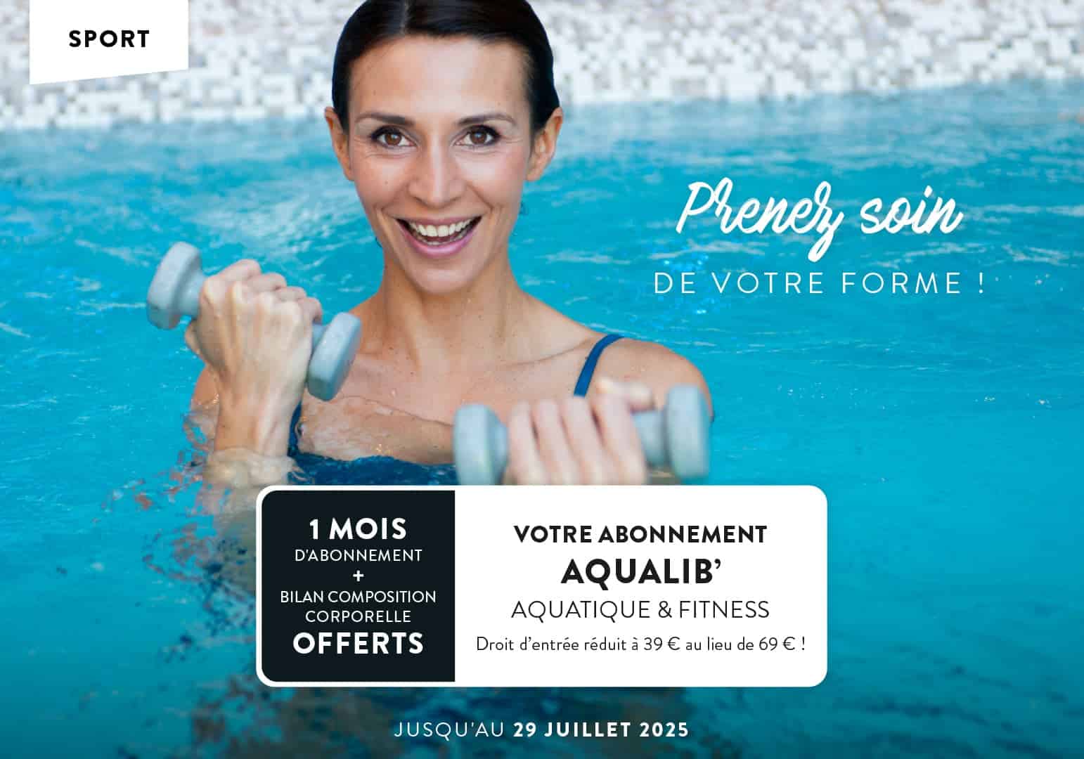 Centre aquatique, Salle de sport, Institut Spa - Aquatonic Rennes